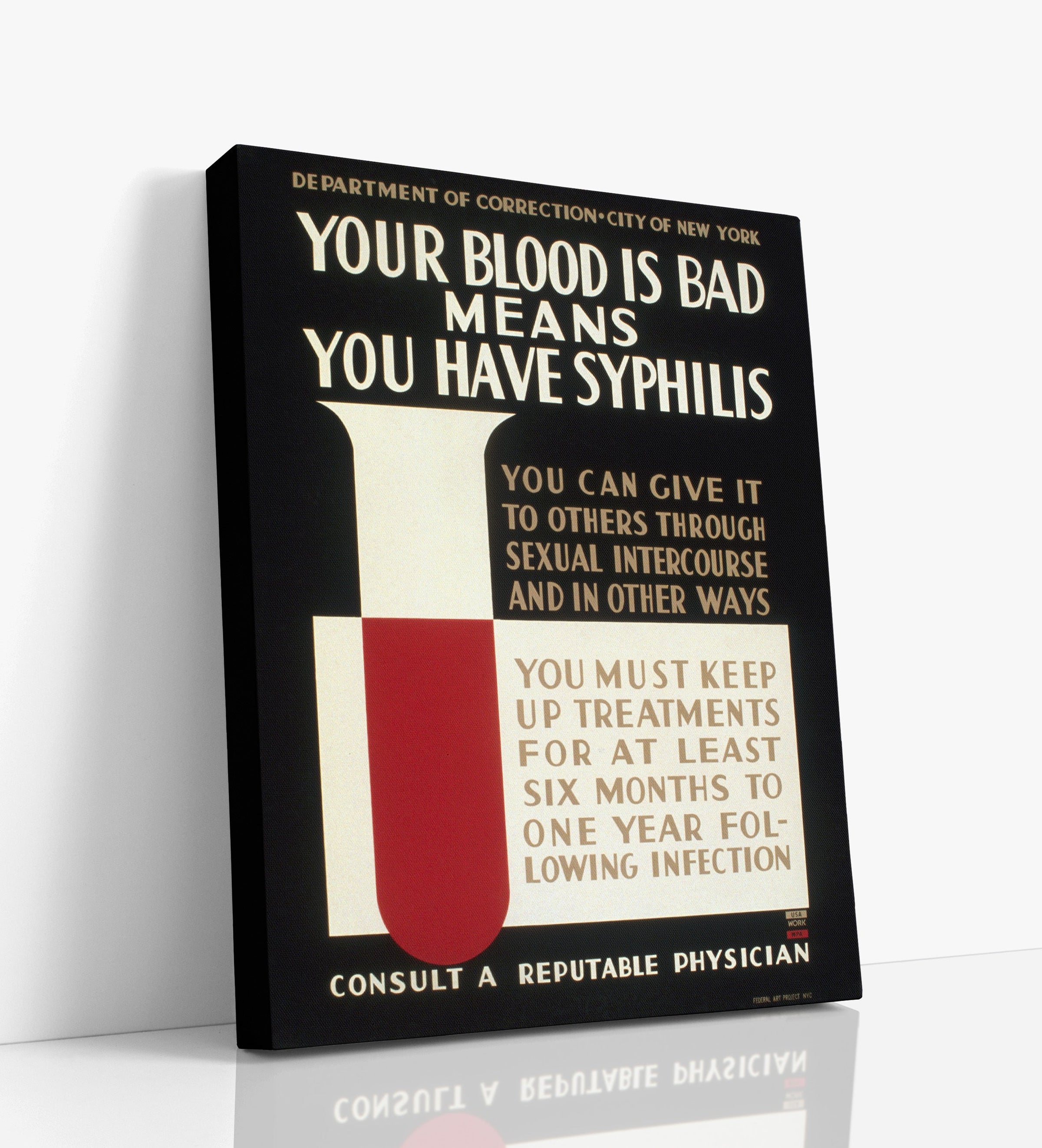 Home Health & Safety Canvas Health & Safety Canvas - Your Blood is Bad ...